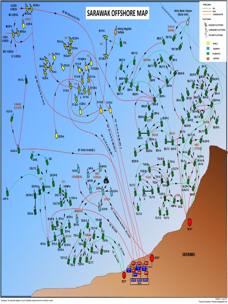 Sarawak Offshore Map | PDF