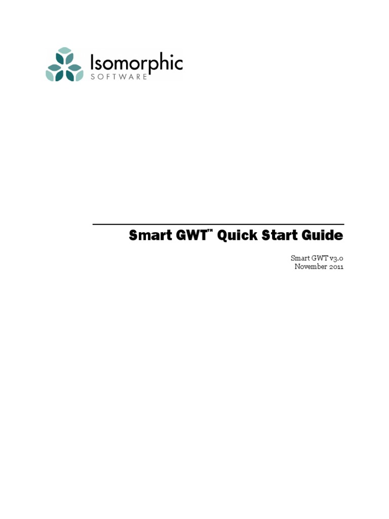 SmartGWT Quick Start Guide | PDF | Web Application | Tab (Gui)