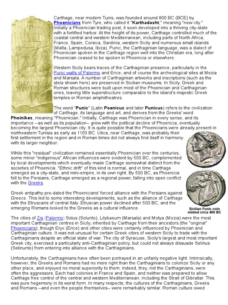 Carthaginian Names