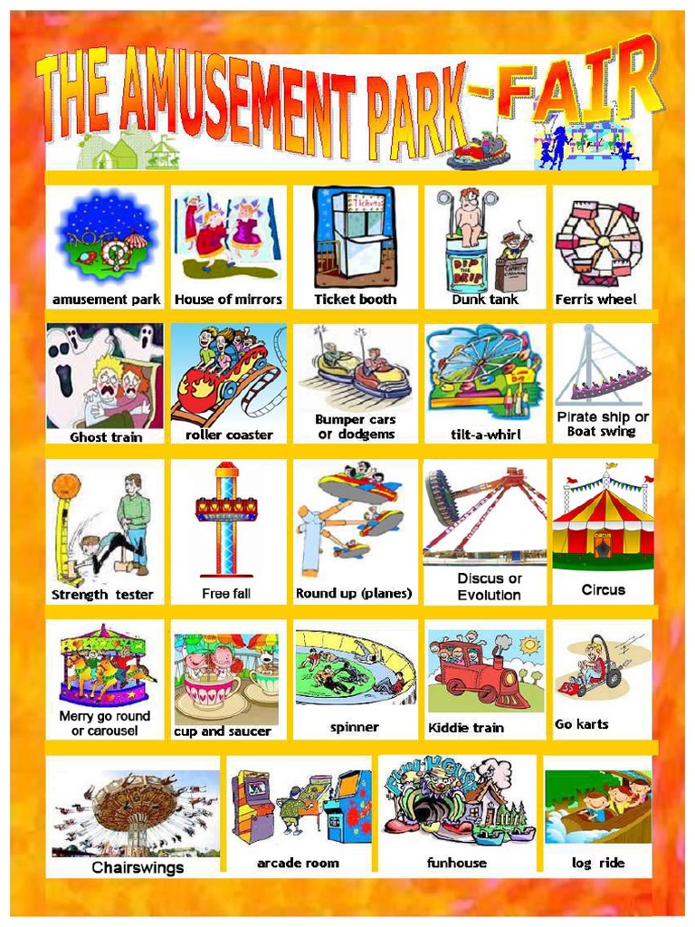 Amusement Park Vocabulary | PDF