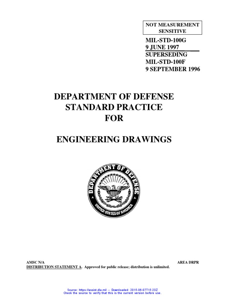 Engineering Drawings (S/S by Asme-Y14.100, Asme-Y14.24, Asme-Y14.35m ...