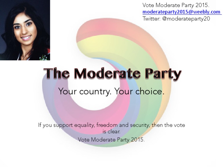 Vote for Equality: Moderate Party 2015 | PDF | Government