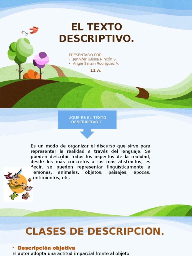 Exposicion El Texto Descriptivo