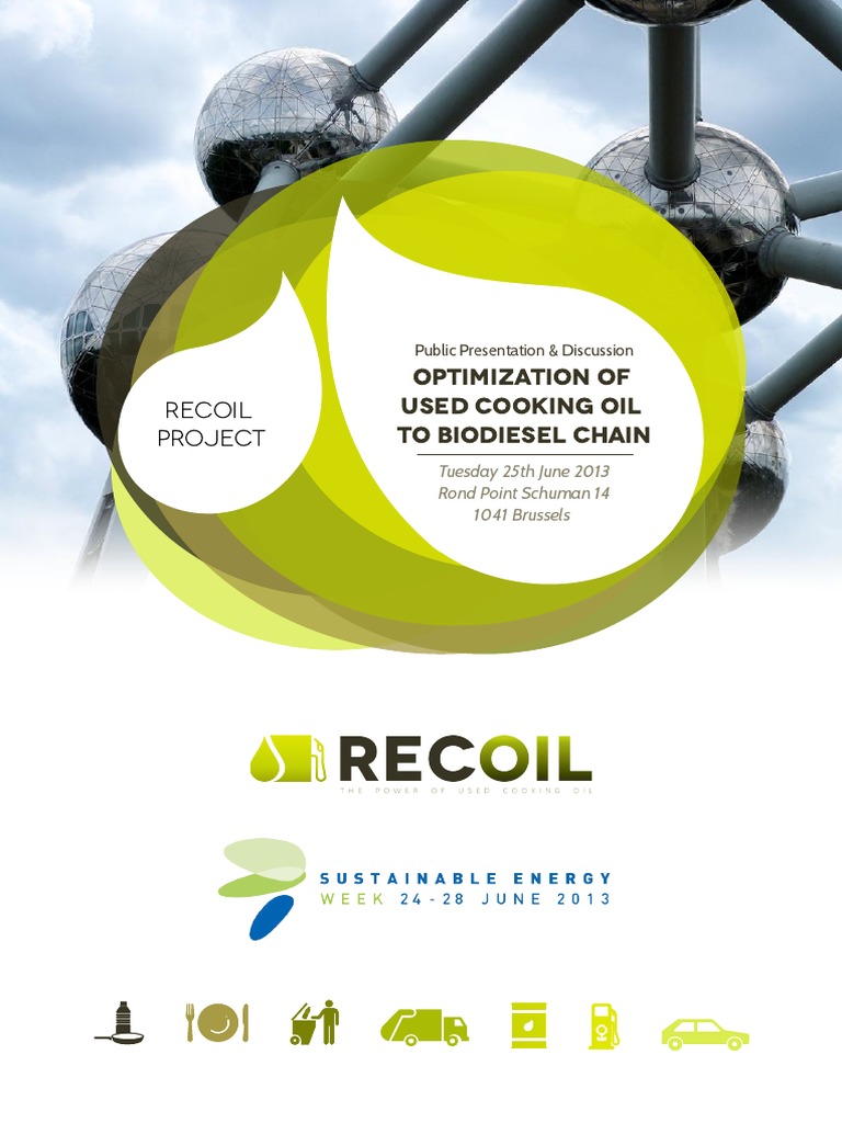 Optimization of Used Cooking Oil To Biodiesel Chain: Recoil Project ...