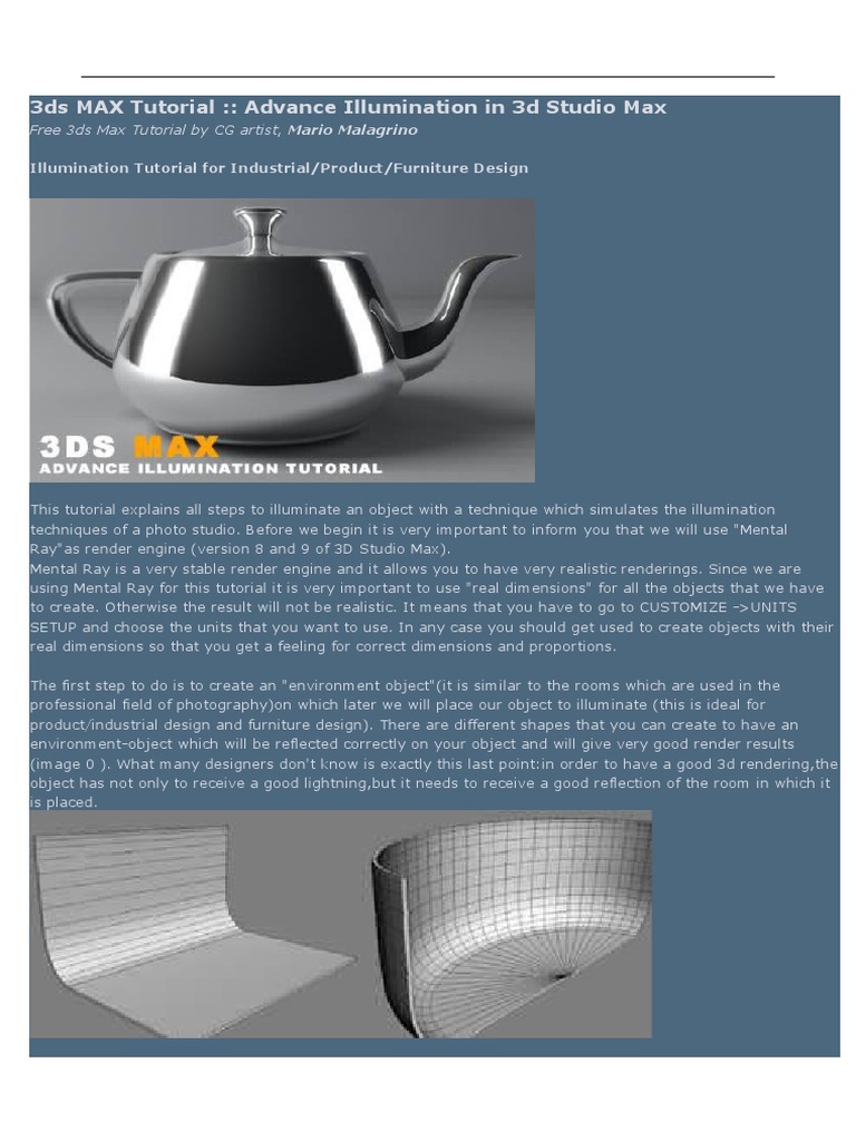3ds MAX Tutorial | PDF