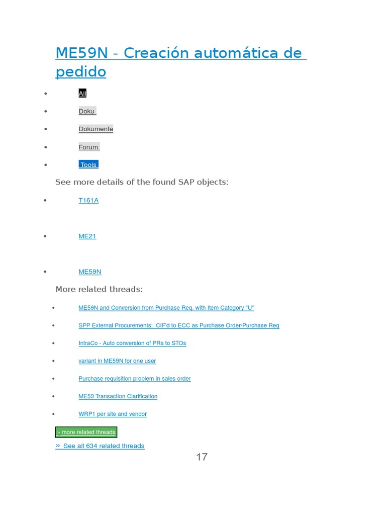 ME59N: Automatic PO Creation Guide | PDF | Computers