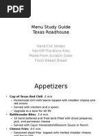 Server Menu Test Answer | PDF | Salad | Hamburgers
