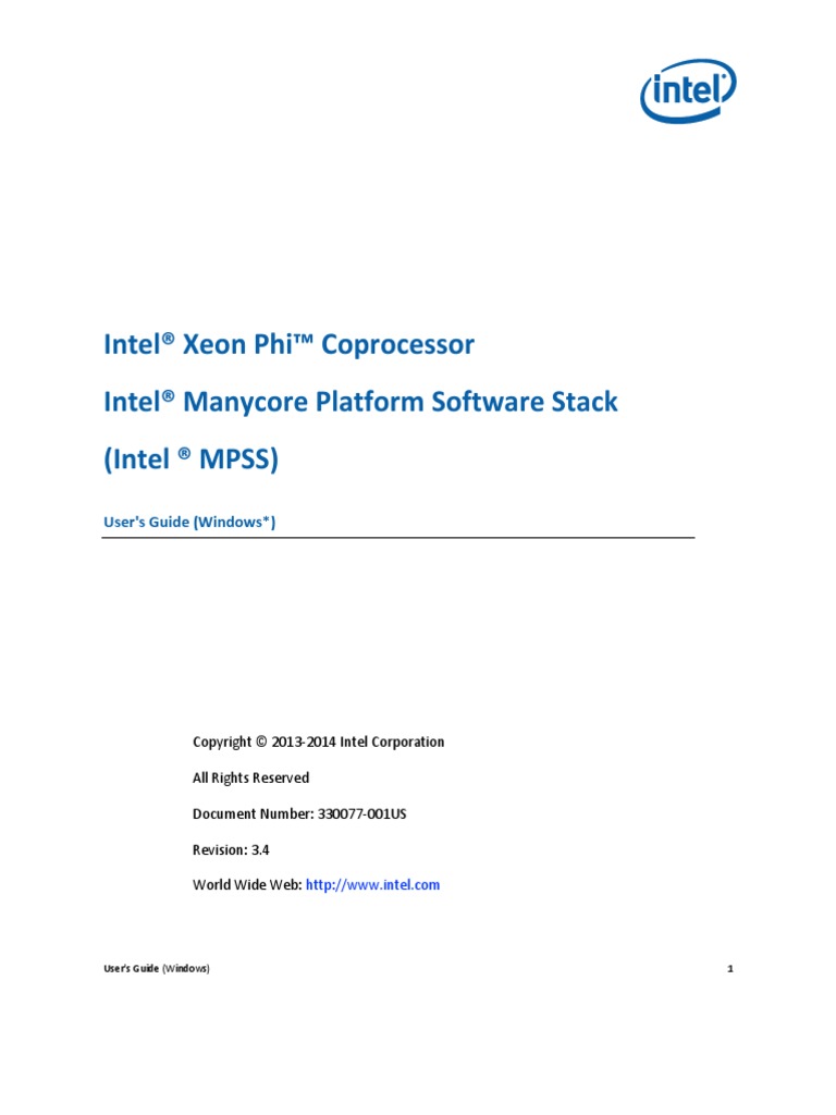 MPSS Users Guide-Windows | PDF | Booting | Command Line Interface