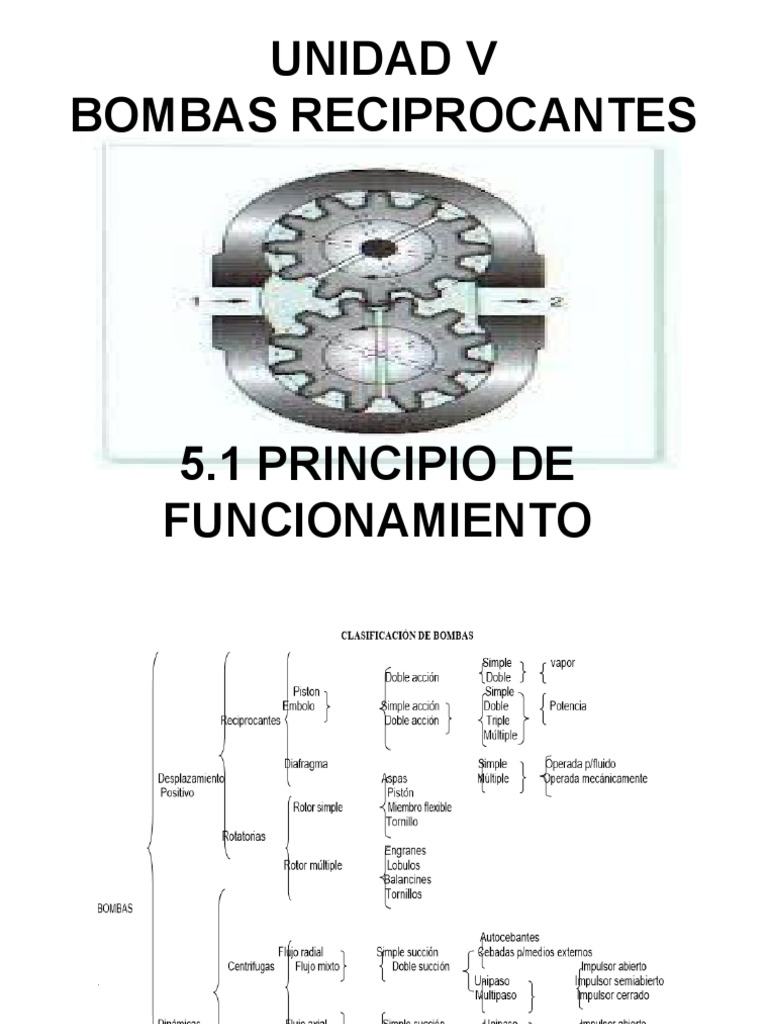 BOMBAS RECIPROCANTES | Bomba | Pistón