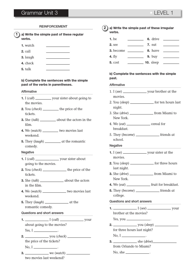 Grammar Unit 3 | PDF | Onomastics | Grammar