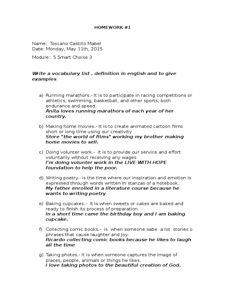 Homework | PDF