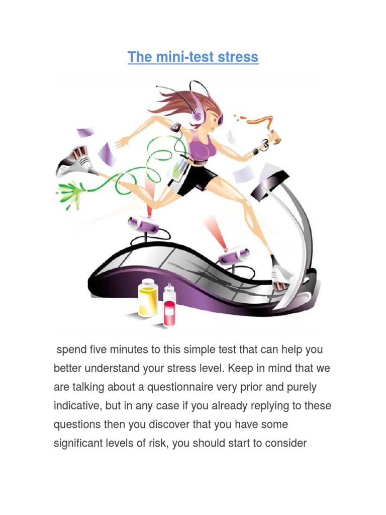 Mini Stress Test: Assess Your Levels | PDF