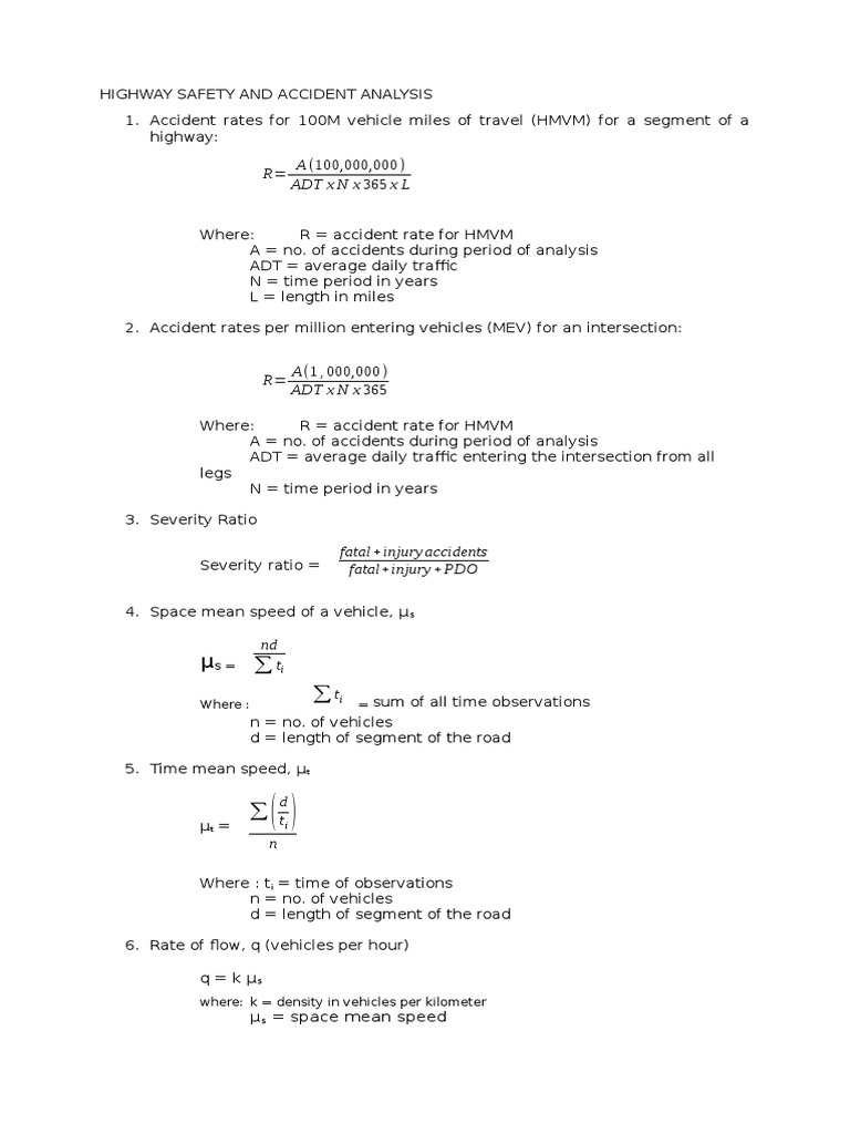 Highway Safety and Accident Analysis | PDF | Traffic Collision | Traffic