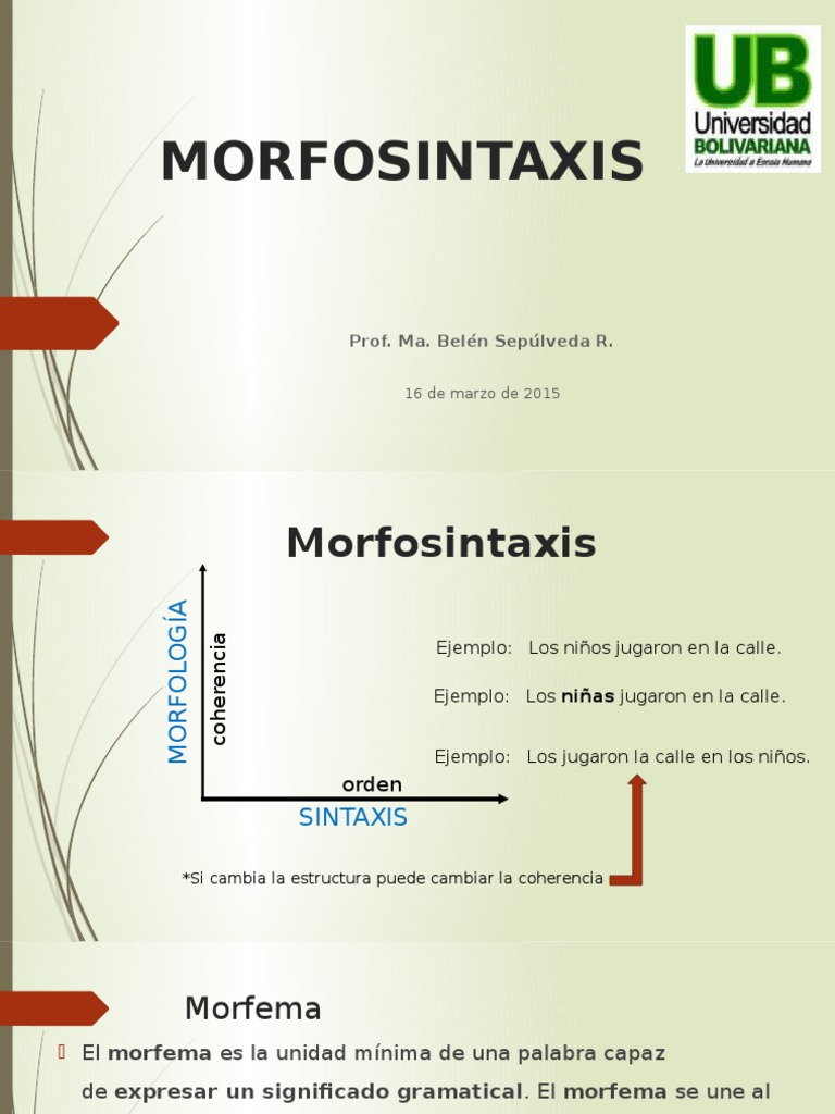 Nivel Morfosintaxis | Descargar gratis PDF | Oración (Lingüística ...