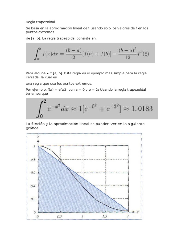 Regla Trapezoidal | PDF