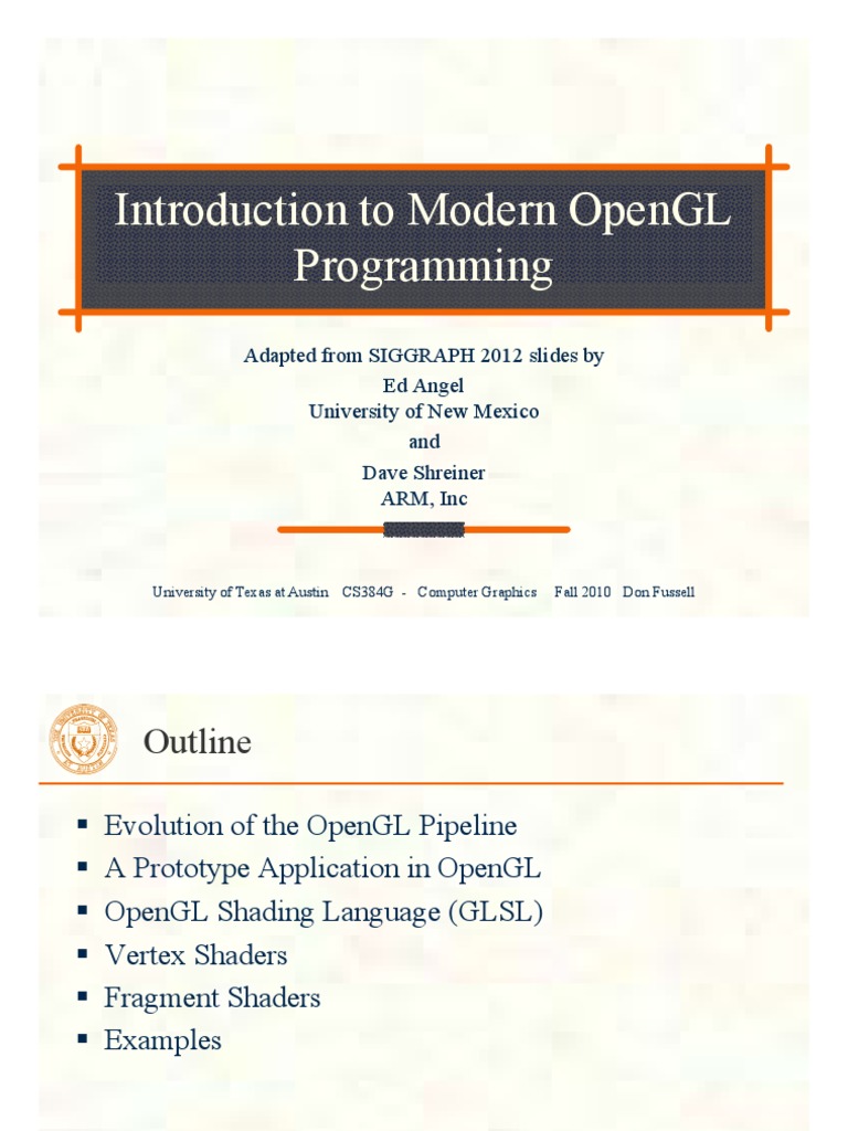 Open GL | Download Free PDF | Shader | Texture Mapping