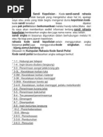 Kode Sandi HT Dan Kode Sandi Polisi | PDF