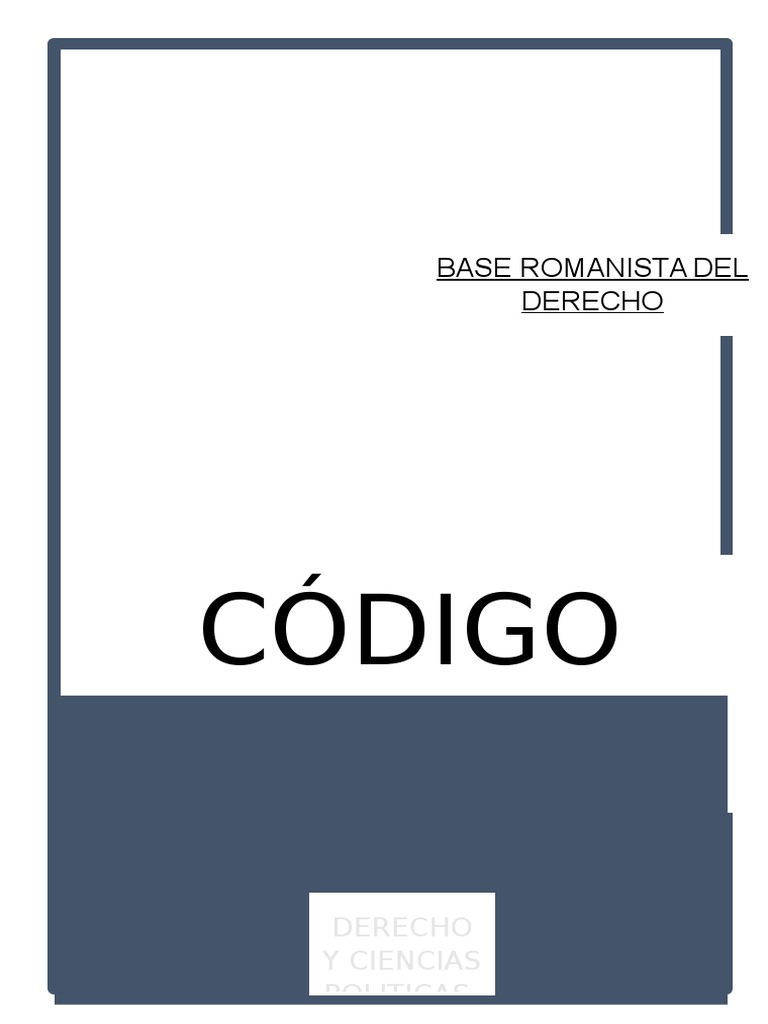 Historia y Estructura del Código Civil Francés | PDF | Napoleón | Francia