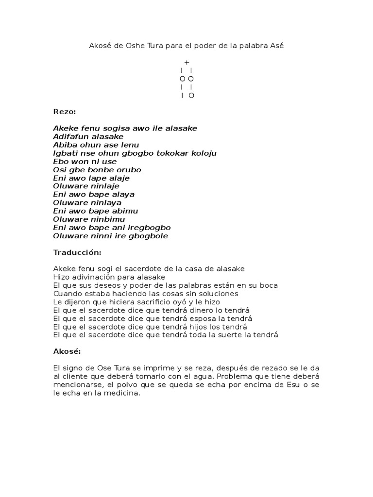 Akose de Ose Tura | PDF