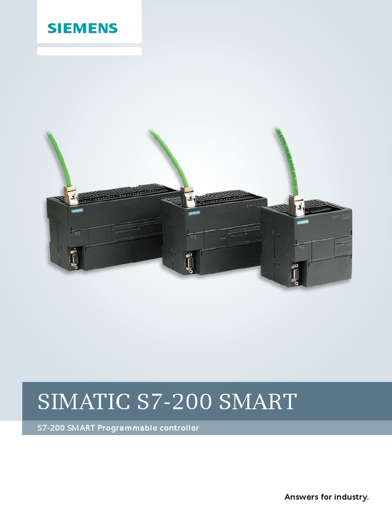SIMATIC S7-200 SMART PLC Overview | PDF | Programmable Logic Controller ...