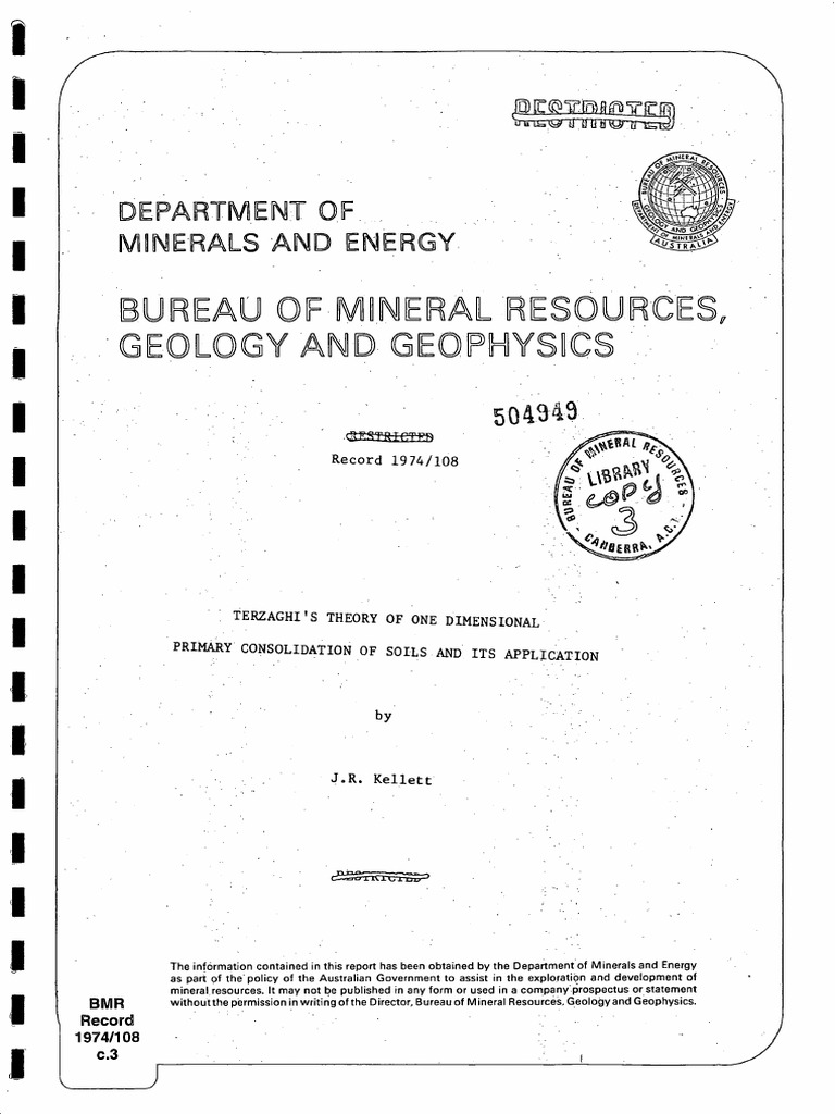 Bureau of Geology And: Department Of. Mine Rals Energy | PDF