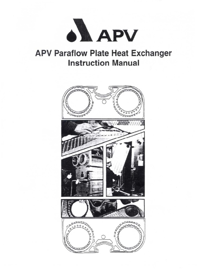 APV Paraflow Heat Exchanger Manual | PDF | Heat Exchanger | Pipe (Fluid ...