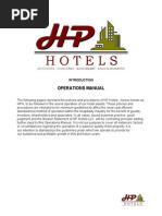 Hotel Operating Manuals & Standard Operating Procedures "Sop.S | PDF ...