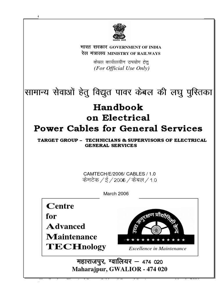 Handbook On Power Cables For General Services | PDF | Insulator ...