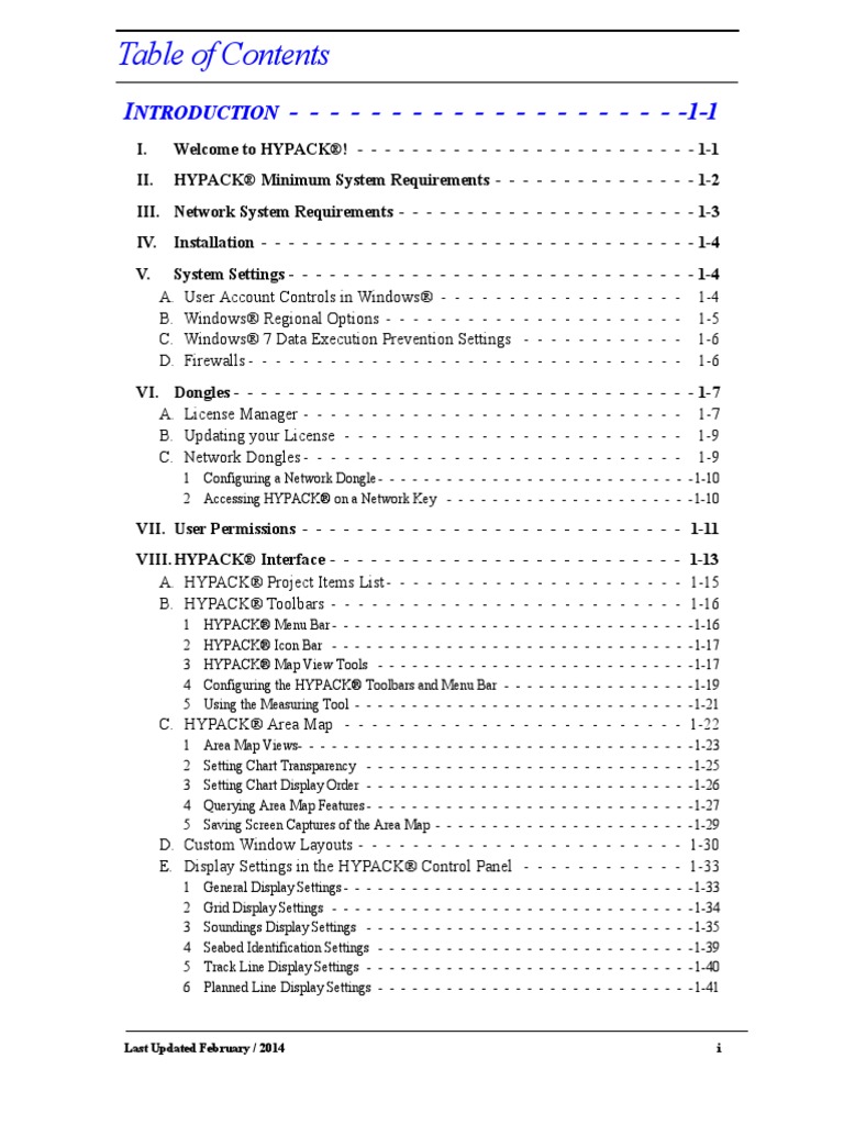 HYPACK 2014 Manual | PDF | Geodesy | Dredging