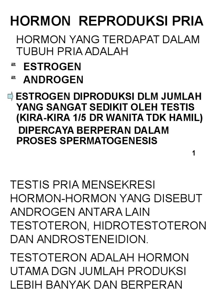 Hormon Reproduksi Pria | PDF