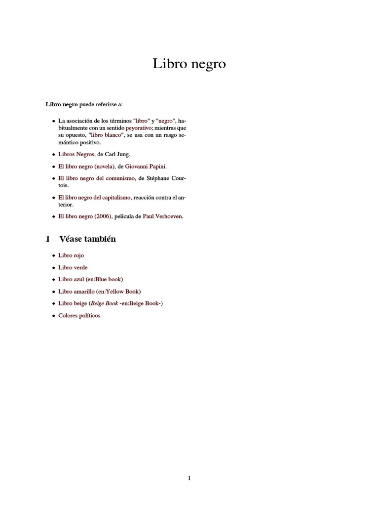 Libro Negro | PDF | Filosofía