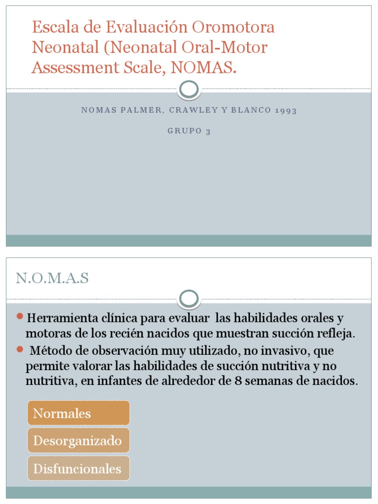 NOMAS Palmer, Crawley y Blanco 1993 | PDF | Salud y bienestar | Medicina