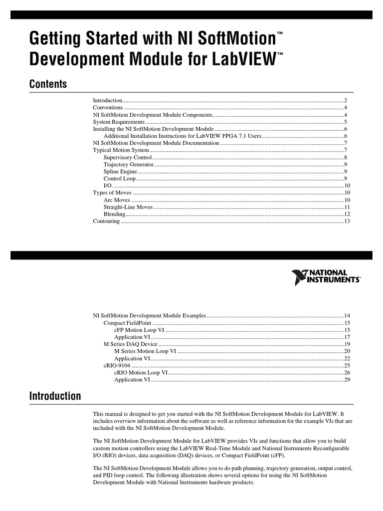 Motion Control With Labview | PDF | Control Theory | Subroutine
