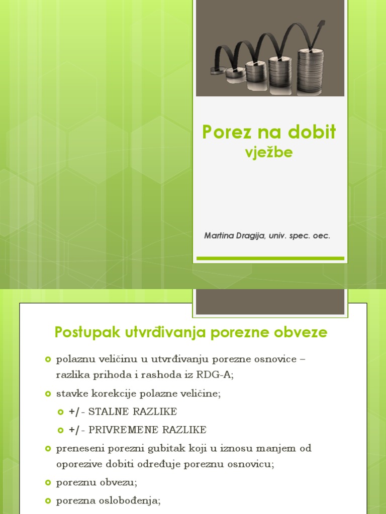 Porez Na Dobit | PDF