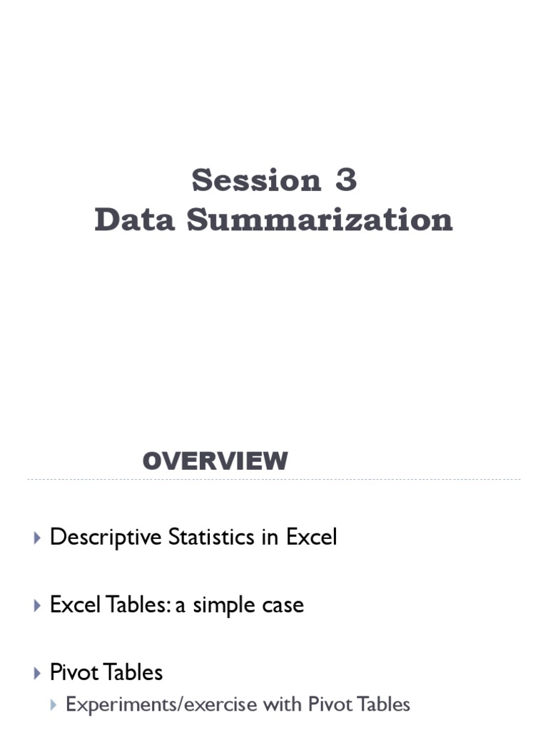 Session3 Lecture Materials | PDF | Data Management | Data