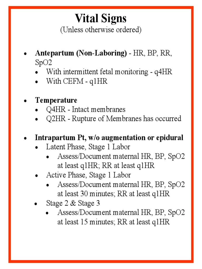 Vital Signs | Childbirth | Reproduction