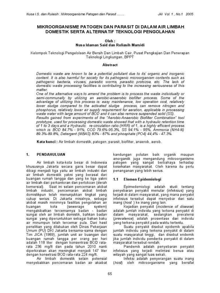 Mikroba-Air Limbah Jurnal | PDF