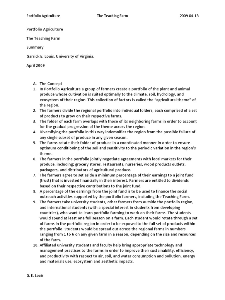 090413_Portfolio Agriculture Overview-General | Agriculture ...