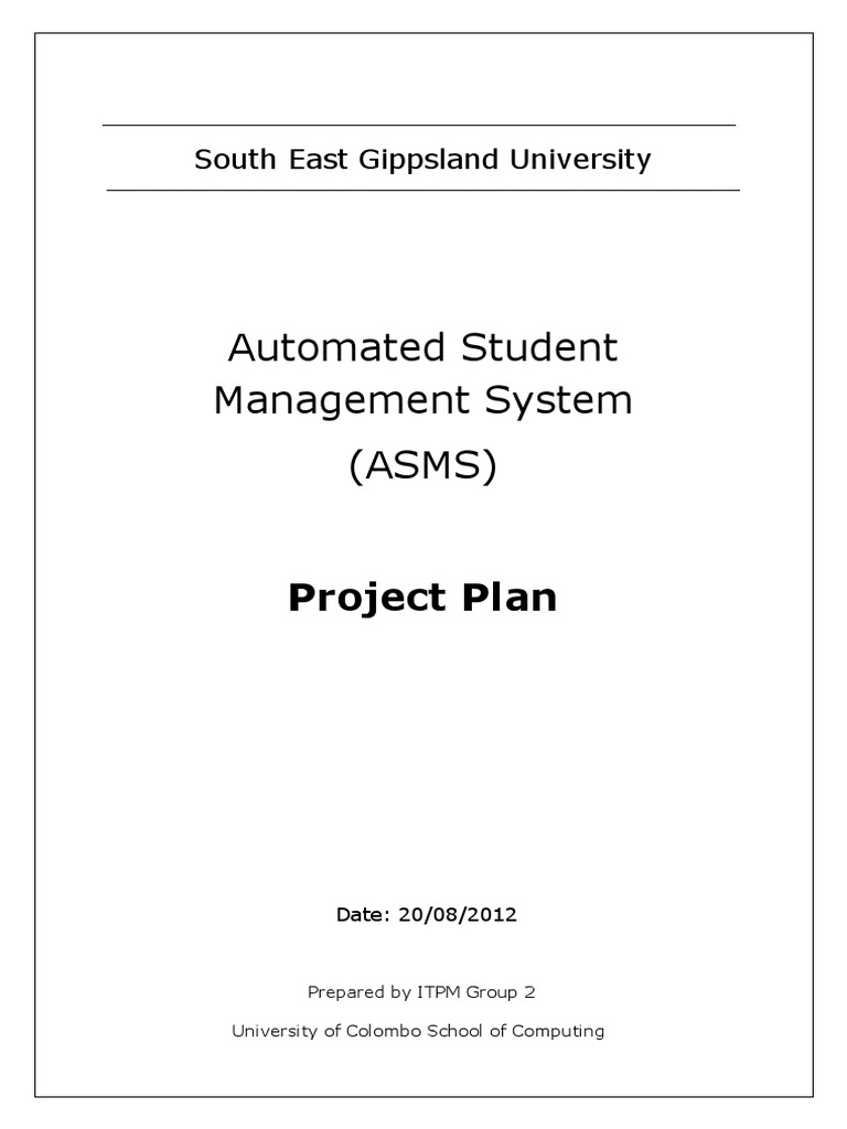 ASME Project Plan | PDF | Risk Management | Software Testing