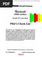 B1900d QRH Emergency Memory Items | PDF | Turbine Engine Failure | Takeoff