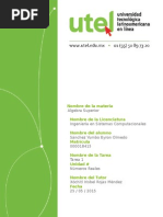 Formato - para - Entregar - Tareas y Trabajos UTEL-1 | PDF | Lluvia de ...