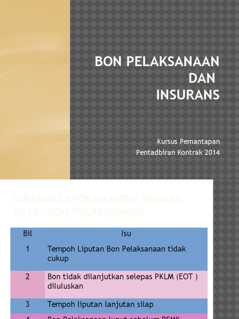 Bon Pelaksanaan | PDF