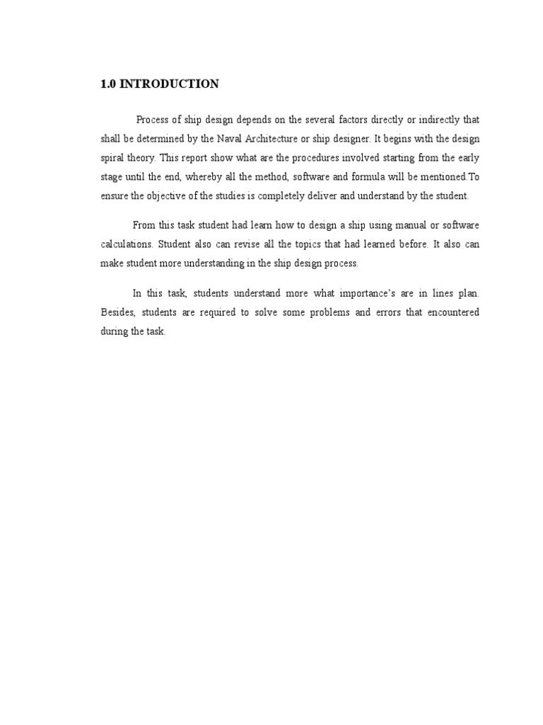 Lines Plan Overview. | PDF | Hull (Watercraft) | Ships