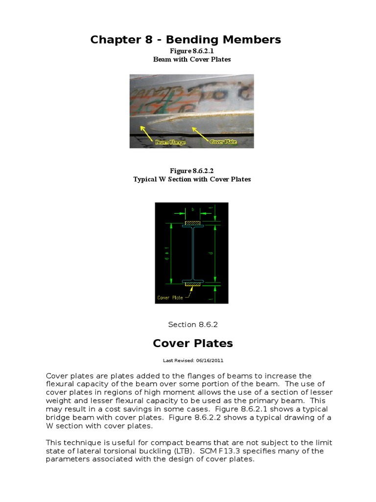 Chapter 8 - Bending Members | PDF | Beam (Structure) | Bending