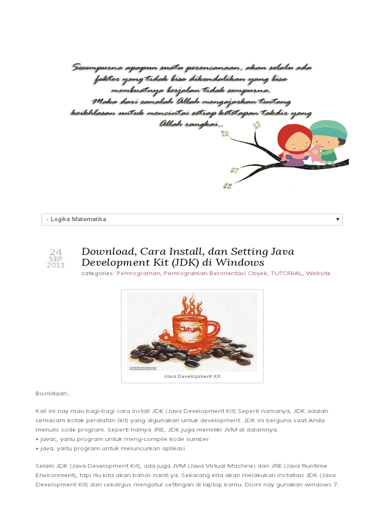 Download, Cara Install, Dan Setting Java Development Kit (JDK) Di ...
