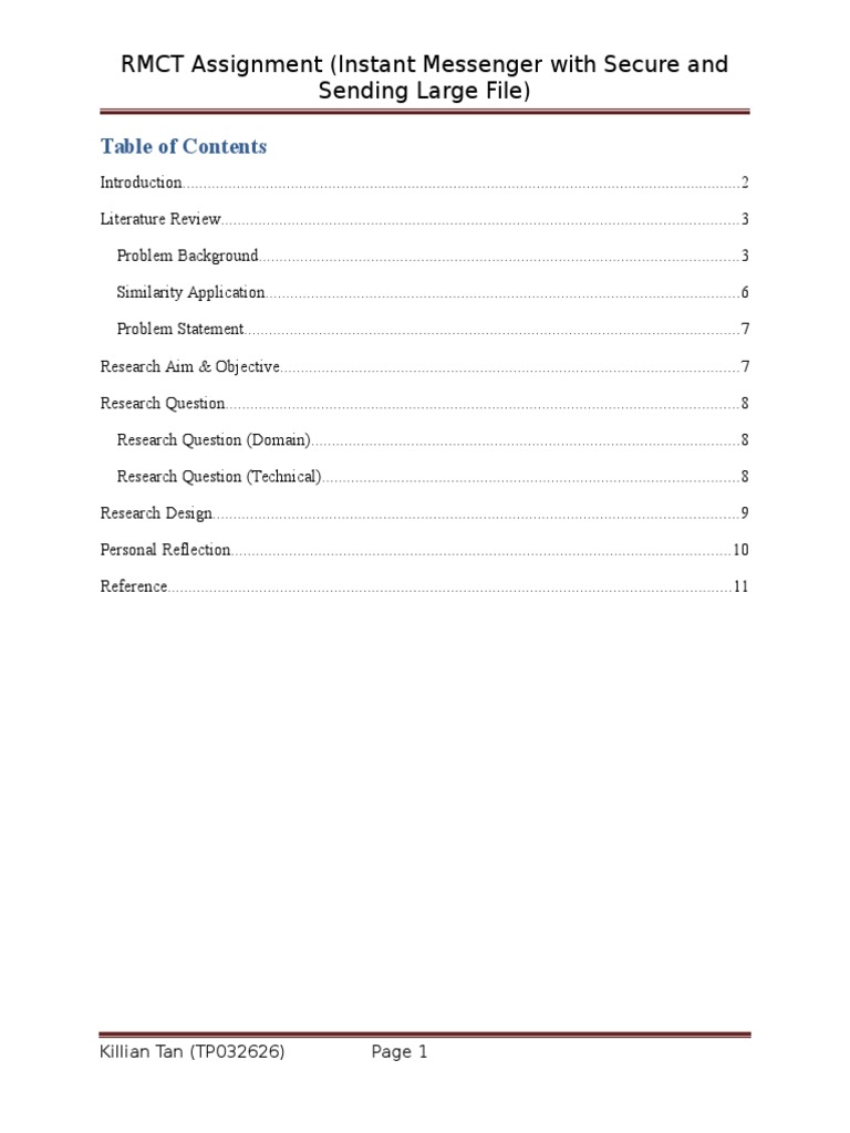 Secure Instant Messenger for Large Files | PDF | Instant Messaging ...