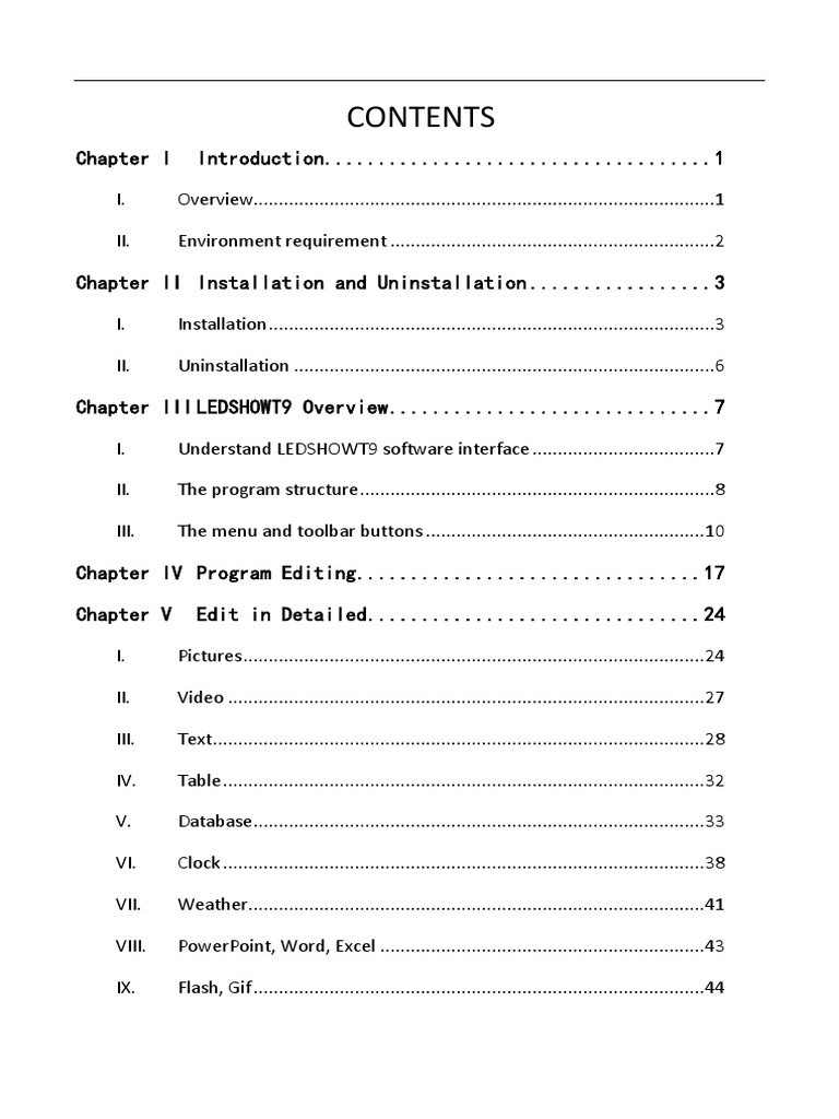Huong Dan Su Dung Card A8 LED, LEDSHOW T9 | PDF | Databases | Menu (Computing)