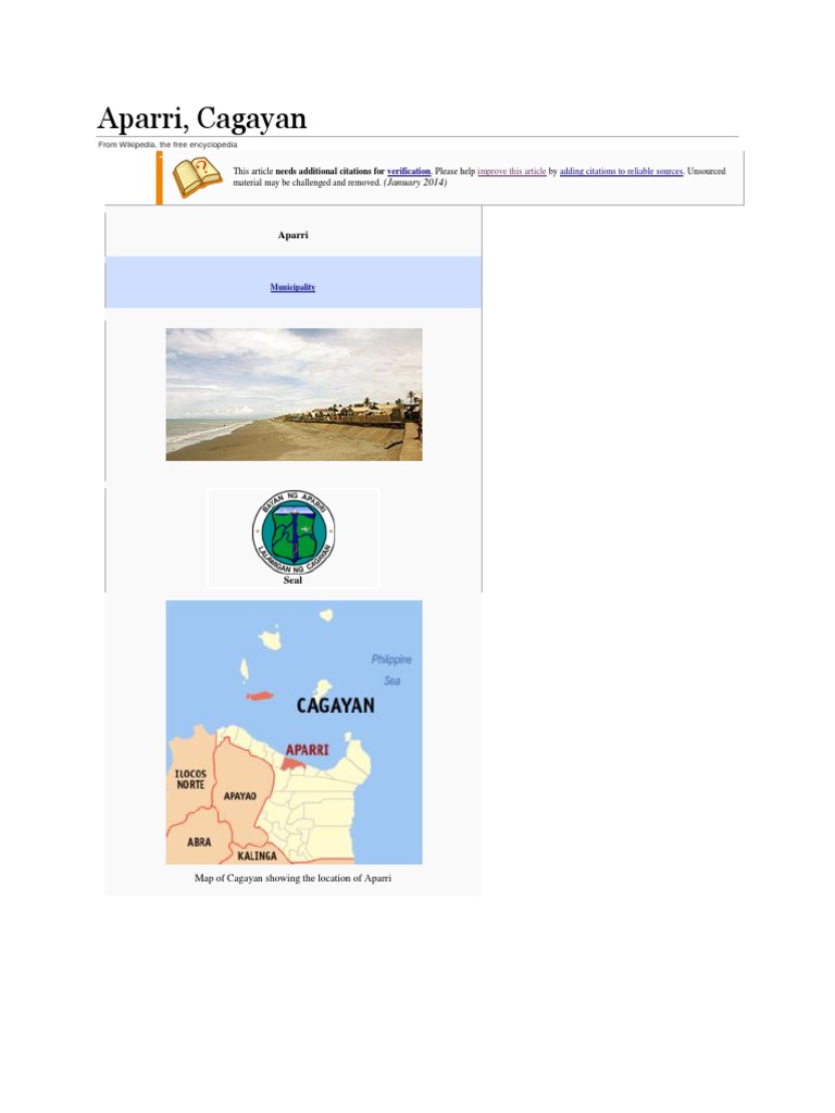 History of Aparri Cagayan | PDF
