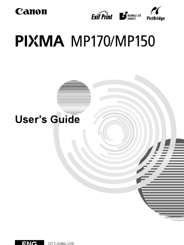 Canon Pixma Mp150 | PDF | Secure Digital | Ac Power Plugs And Sockets