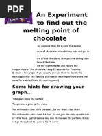 Melting Points of Different Chocolates | PDF | Chocolate | Types Of ...